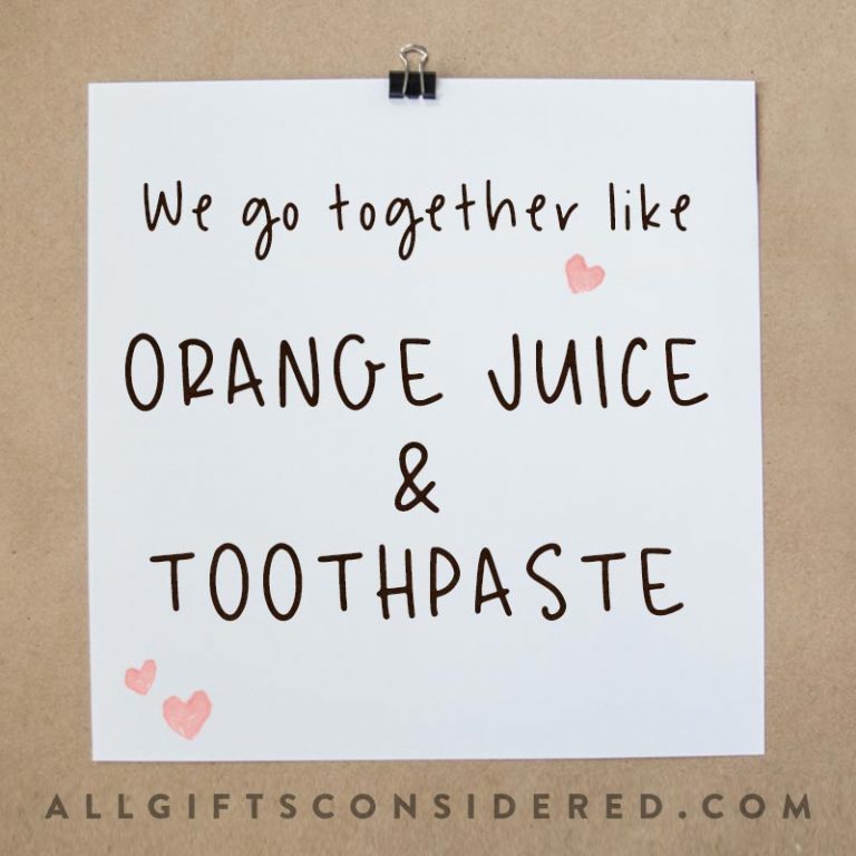 100+ Best "We Go Together Like..." Quotes » All Gifts Considered