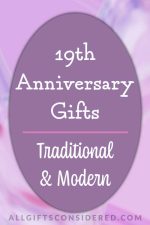 19th Anniversary Gifts: Best Ideas (Traditional & Modern) » All Gifts ...