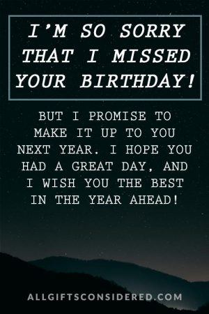 Happy Belated Birthday: What to Do & Say When You've Blown It » All ...